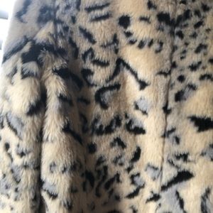 Romeo & Juliet Couture | Jackets & Coats | Romeo Juliet Couture Faux Fur Animal Print Coat ...